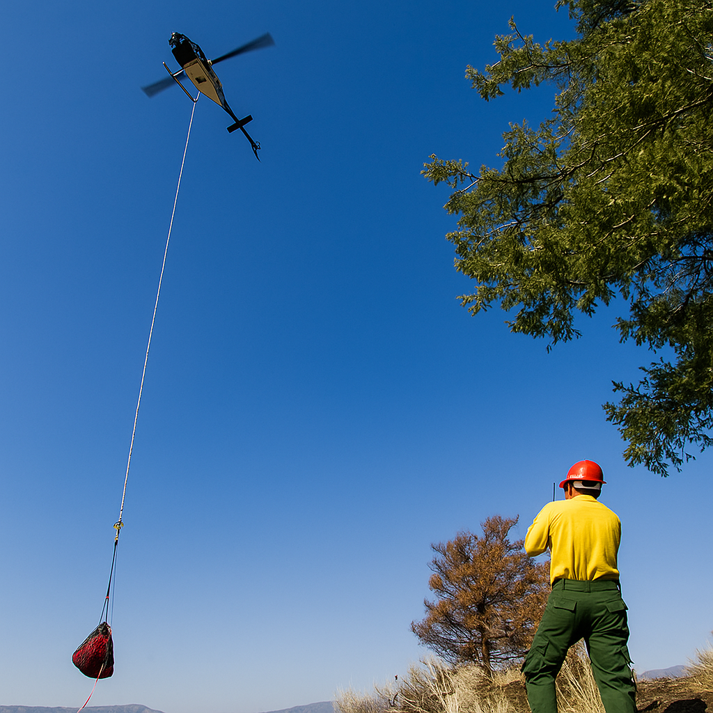 Helicopter Drawstring Cargo Net - Model KDS – Barry Cordage